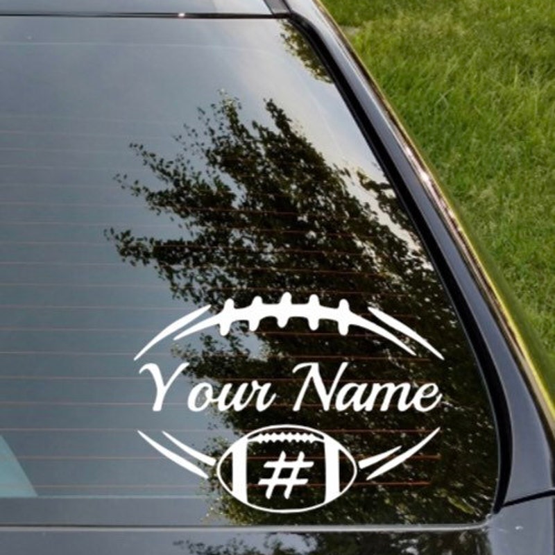 Football Decal - Etsy