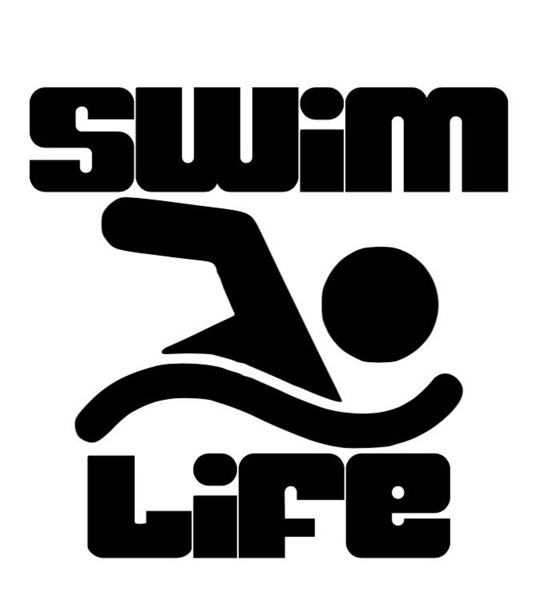Swim Decal, Swim Team, Swim Name Decal, Swimming, for Car Window ...