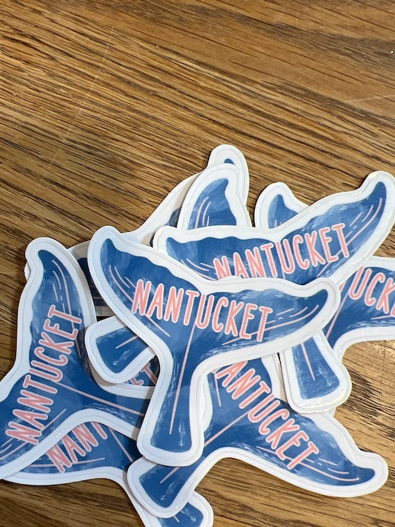 Nantucket Island 3 Car Sticker Decal Waterproof Laptop Vinyl - Etsy
