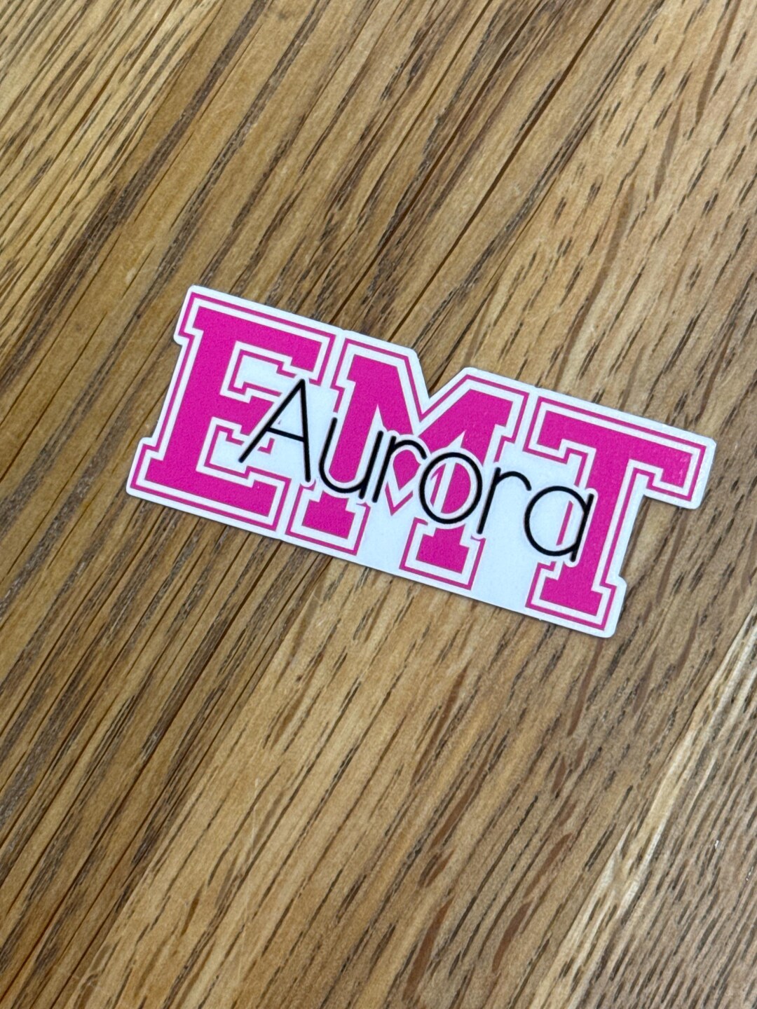 Personalized EMT Name Sticker: Laminated Vinyl Decal (2.5”) - Etsy