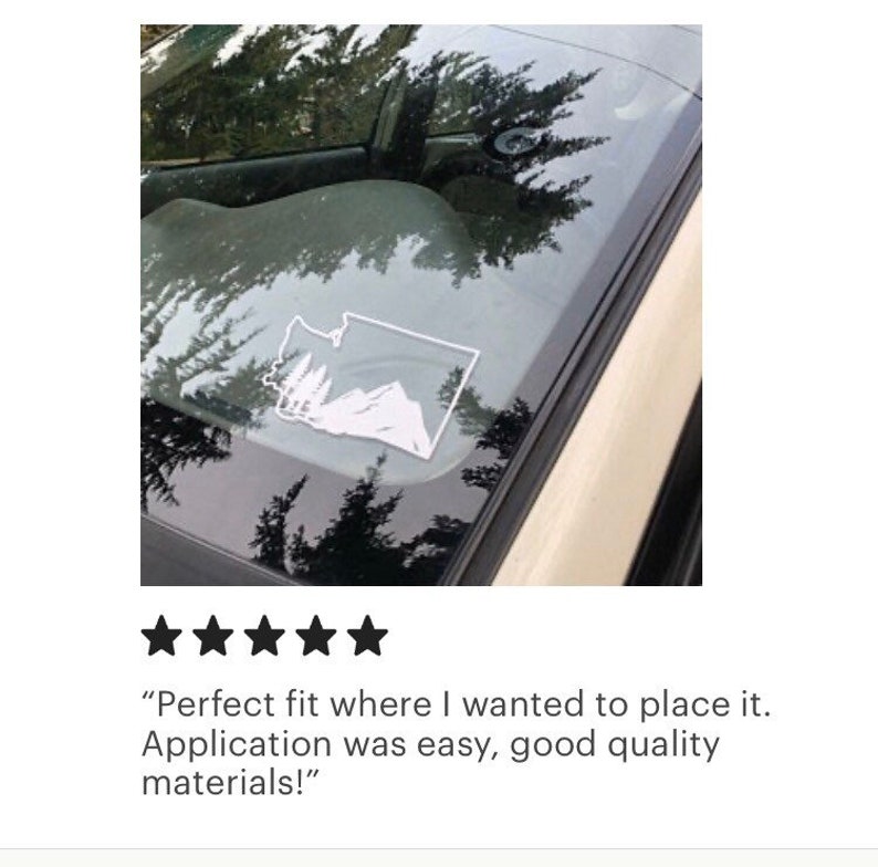 Washington State Decal for Car Tumbler or Laptop Ski Decal | Etsy