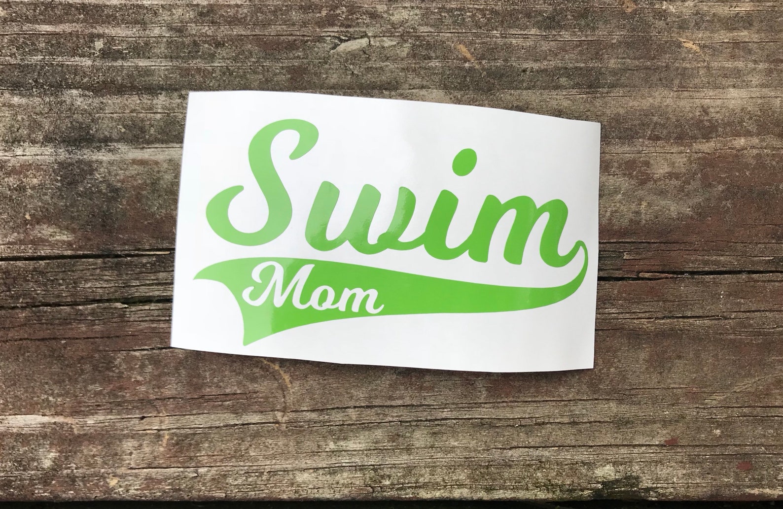 Swim Mom decal swim team swim name decal swimming sticker | Etsy