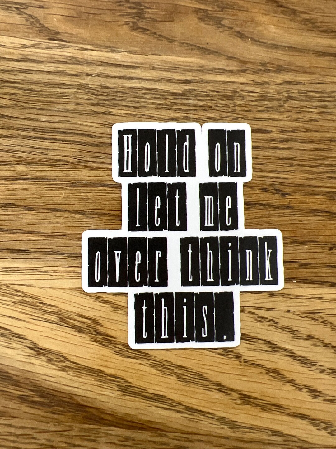 Anxiety Water Bottle Sticker Decal, 2.5”, Mental Health Sticker ...