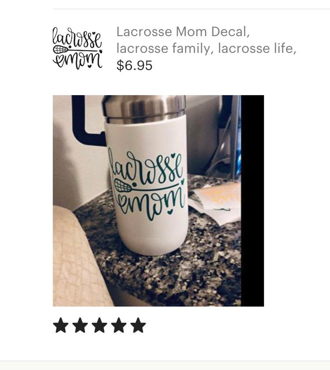 Lacrosse Mom Decal Lacrosse Family Lacrosse Life Lacrosse | Etsy
