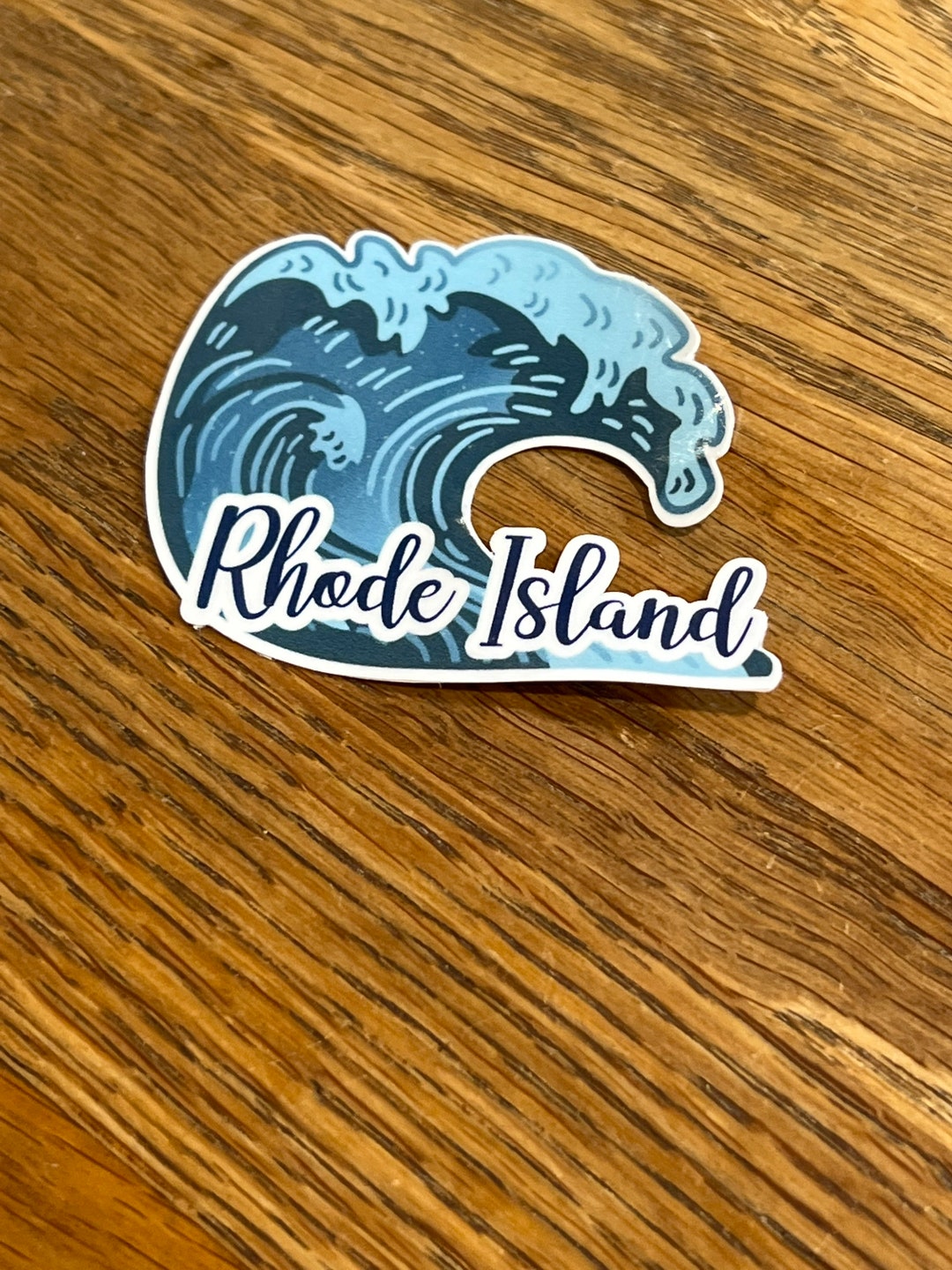 Rhode Island Wave Sticker: RI Car Decal, Laptop Vinyl - Etsy