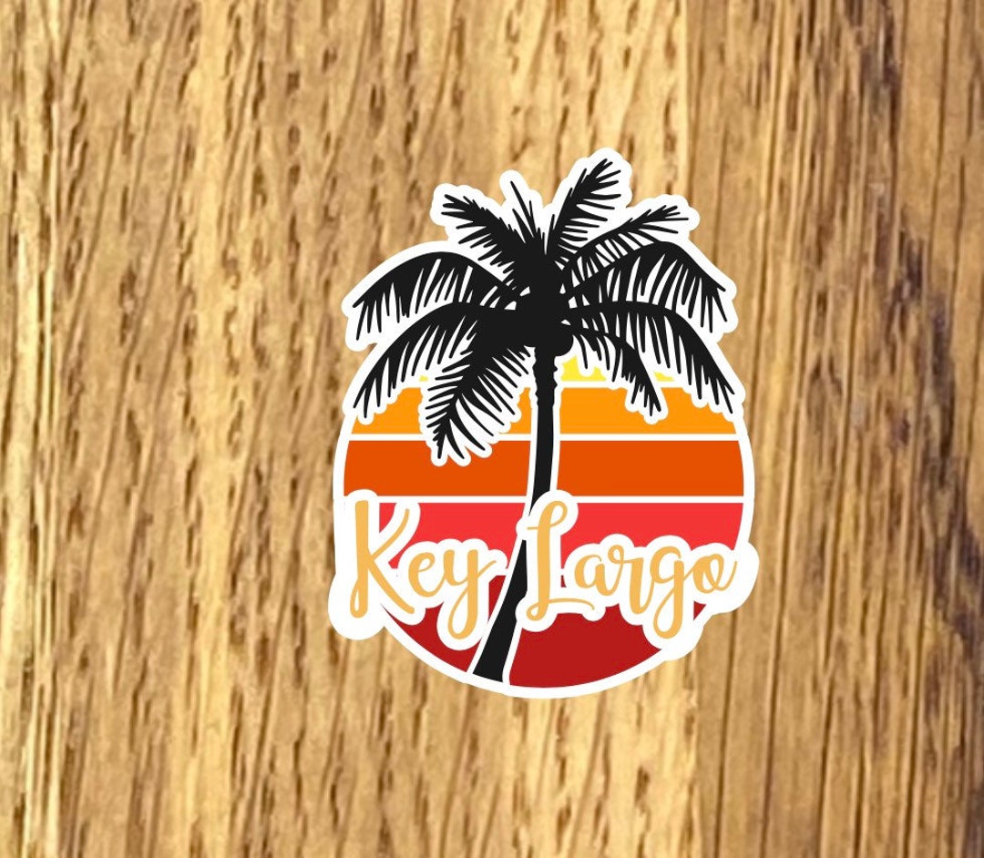 Key Largo Sticker 2.5 Sticker Decal, Sticker for Laptop or Water Bottle ...