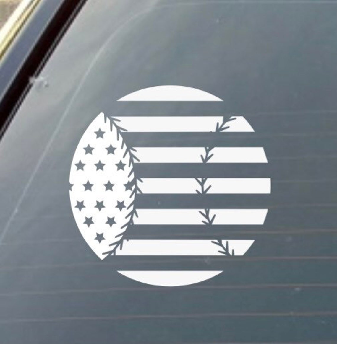 Baseball flag Decal baseball catcher softball mom baseball | Etsy