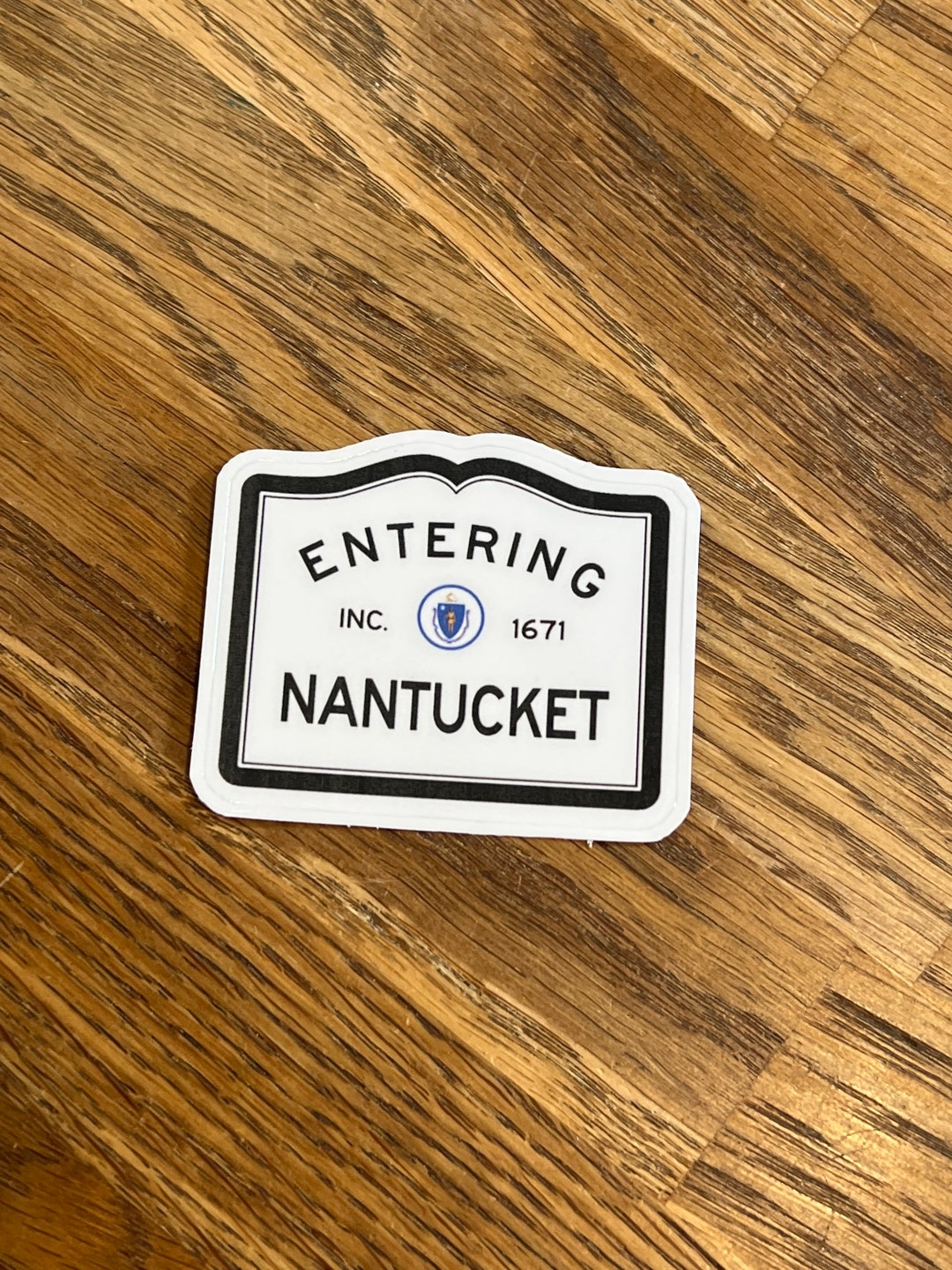 Nantucket Island Vinyl Sticker: Water Resistant Laptop Decal (2.5") - Etsy