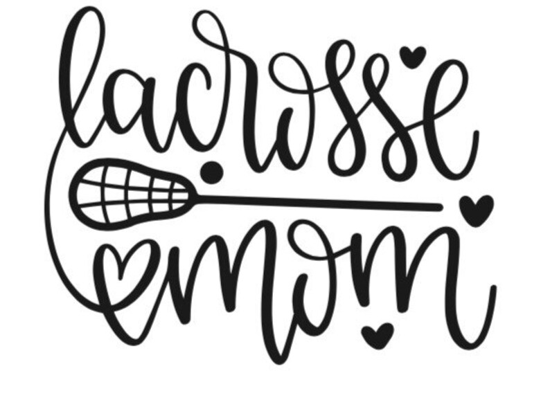 Lacrosse Mom Decal lacrosse family lacrosse life lacrosse | Etsy