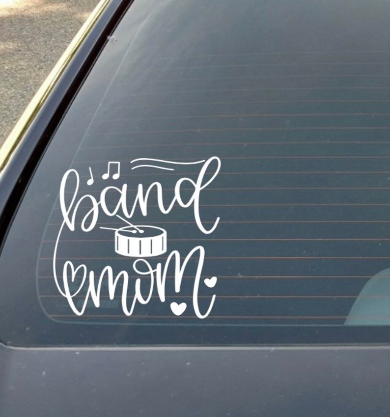 Band Mom Decal Band Family Drum Line Decal for Laptop Car - Etsy