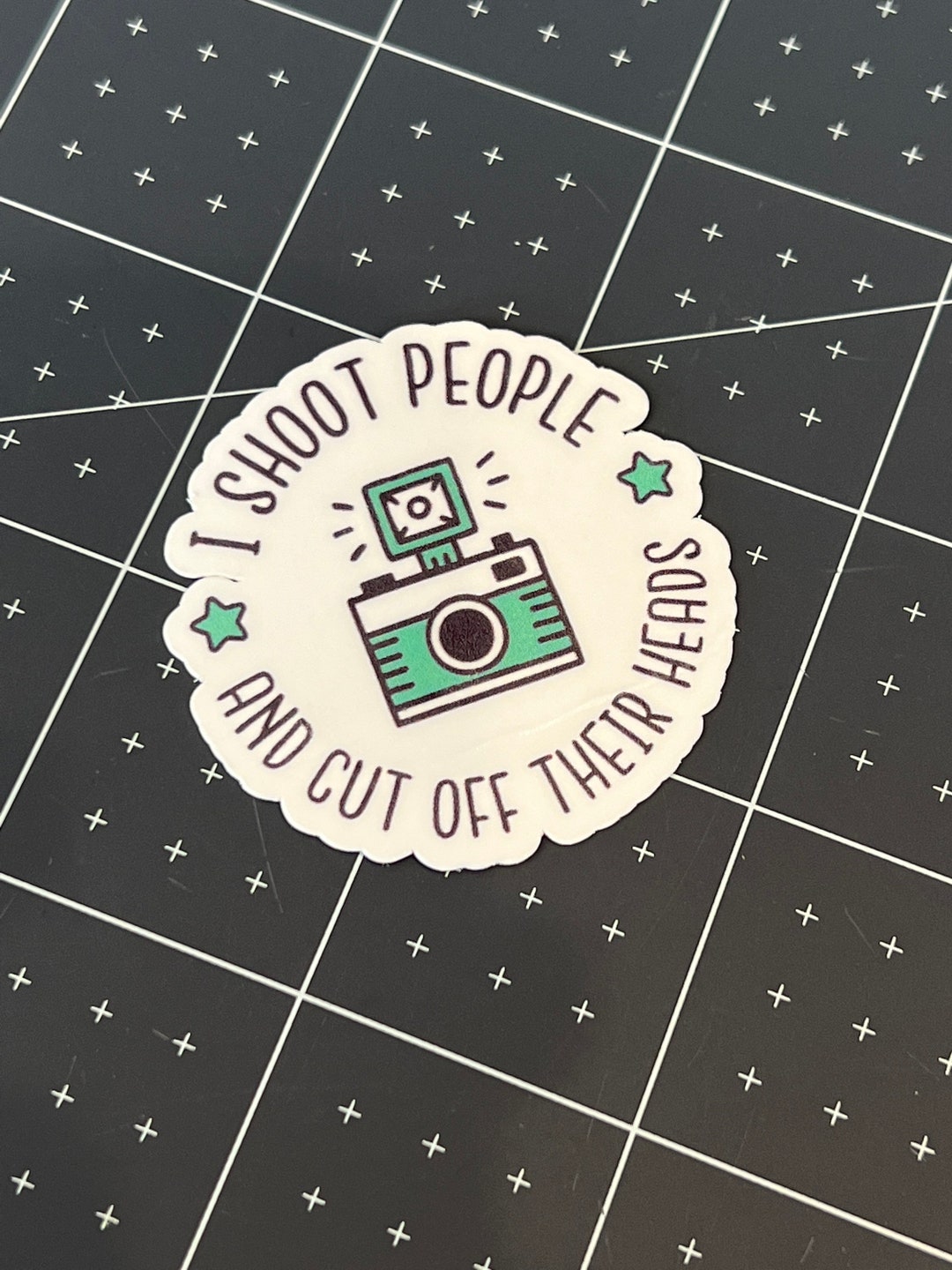 Camera Sticker 2.5" Sticker Decal, Sticker for Laptop or Water Bottle ...