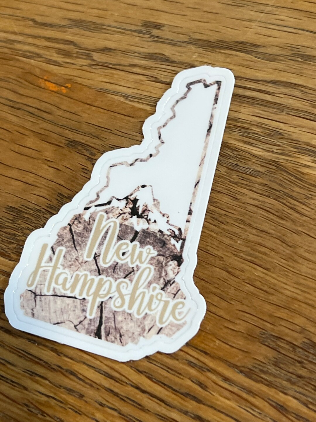 New Hampshire State Sticker: Laminated Vinyl Decal - Etsy