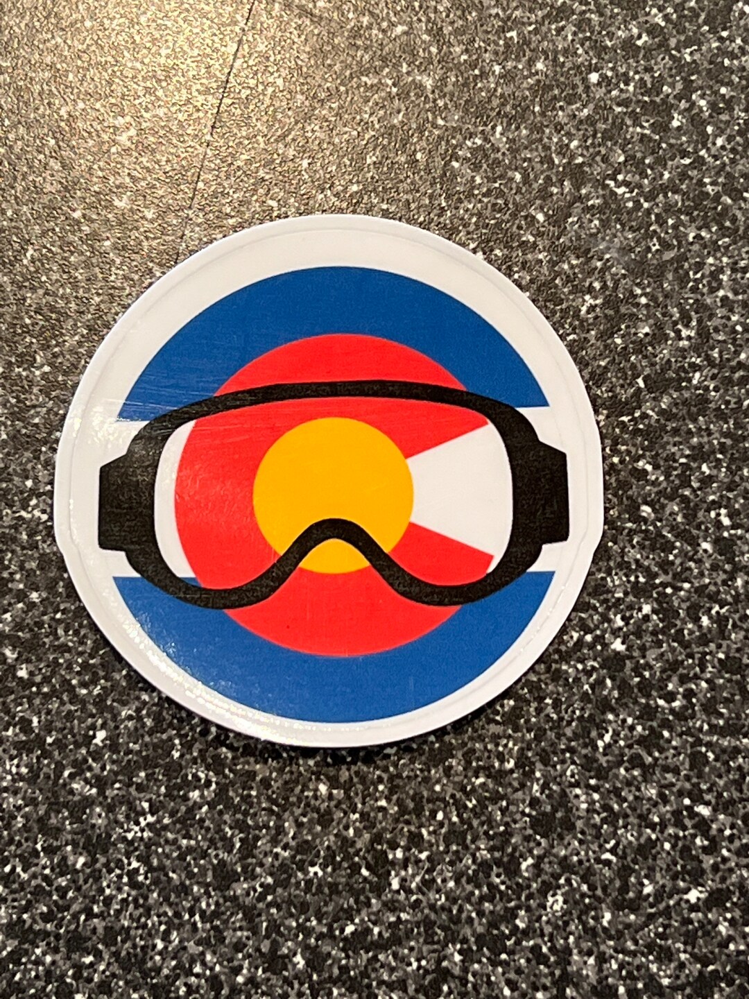 Ski 2.5” Sticker Decal, Water Resistant Laptop Vinyl Laminated Decal ...