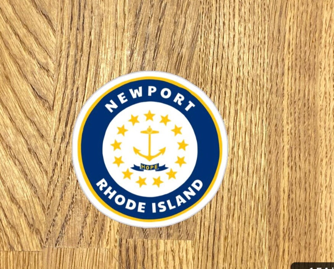 Newport RI 2.5” Car Sticker Decal, Water Resistant Laptop Vinyl ...