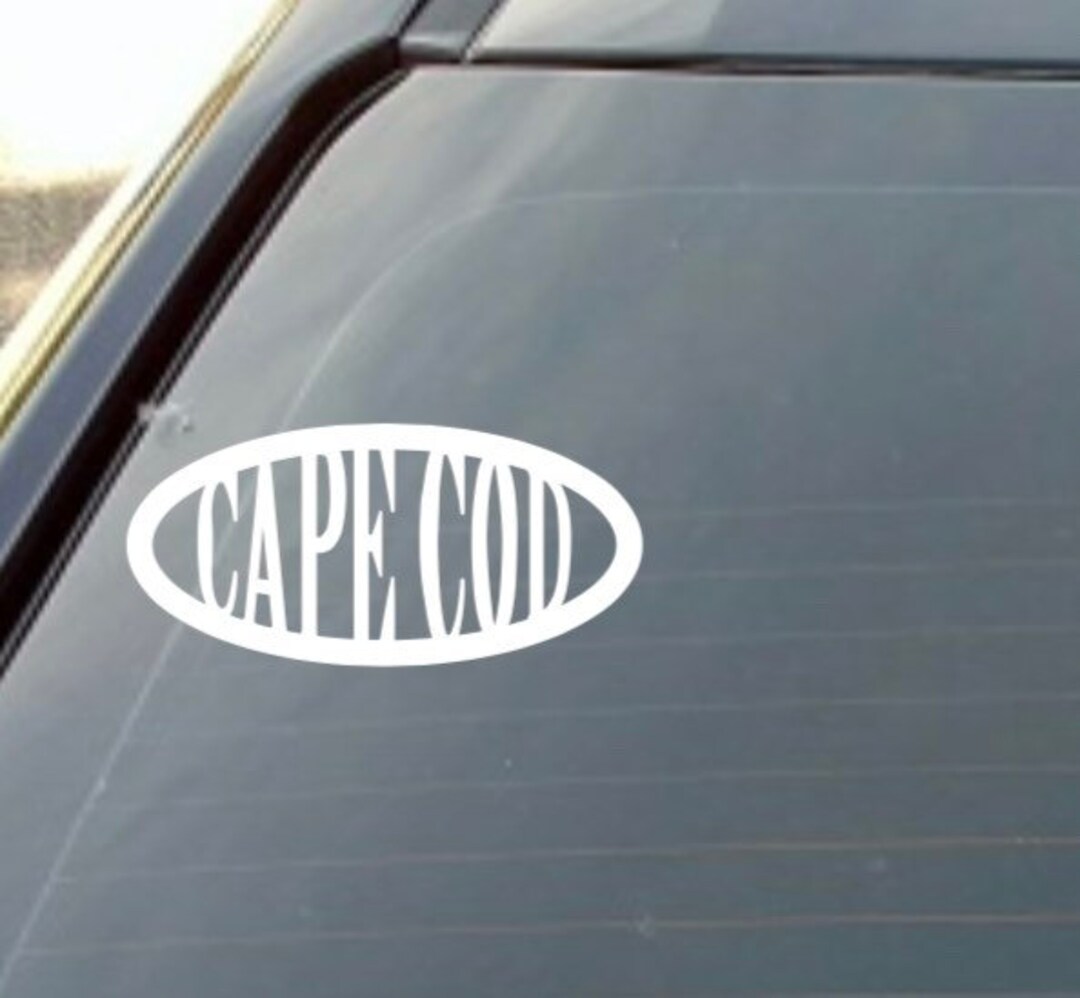 Cape Cod Decal, 4" Cape Cod Local, Cc Decal, Cape Cod Sticker, Cape Cod ...