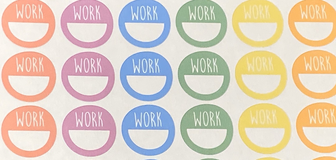 Mini Work Planner Round Stickers, .5", Matte, 24 per Sheet, Nurse ...