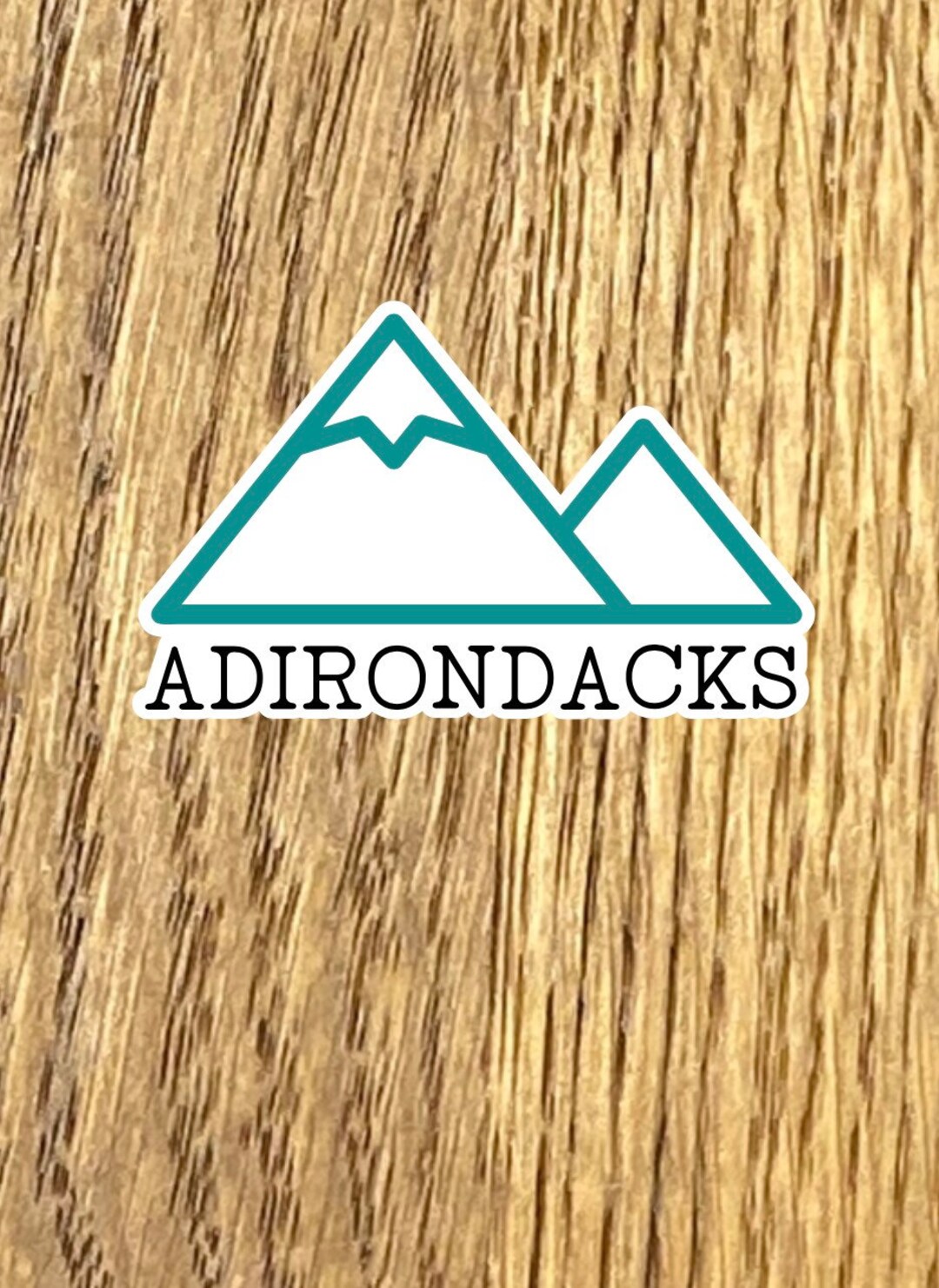 Adirondacks Mountain Sticker: Laminated Vinyl Decal - Etsy