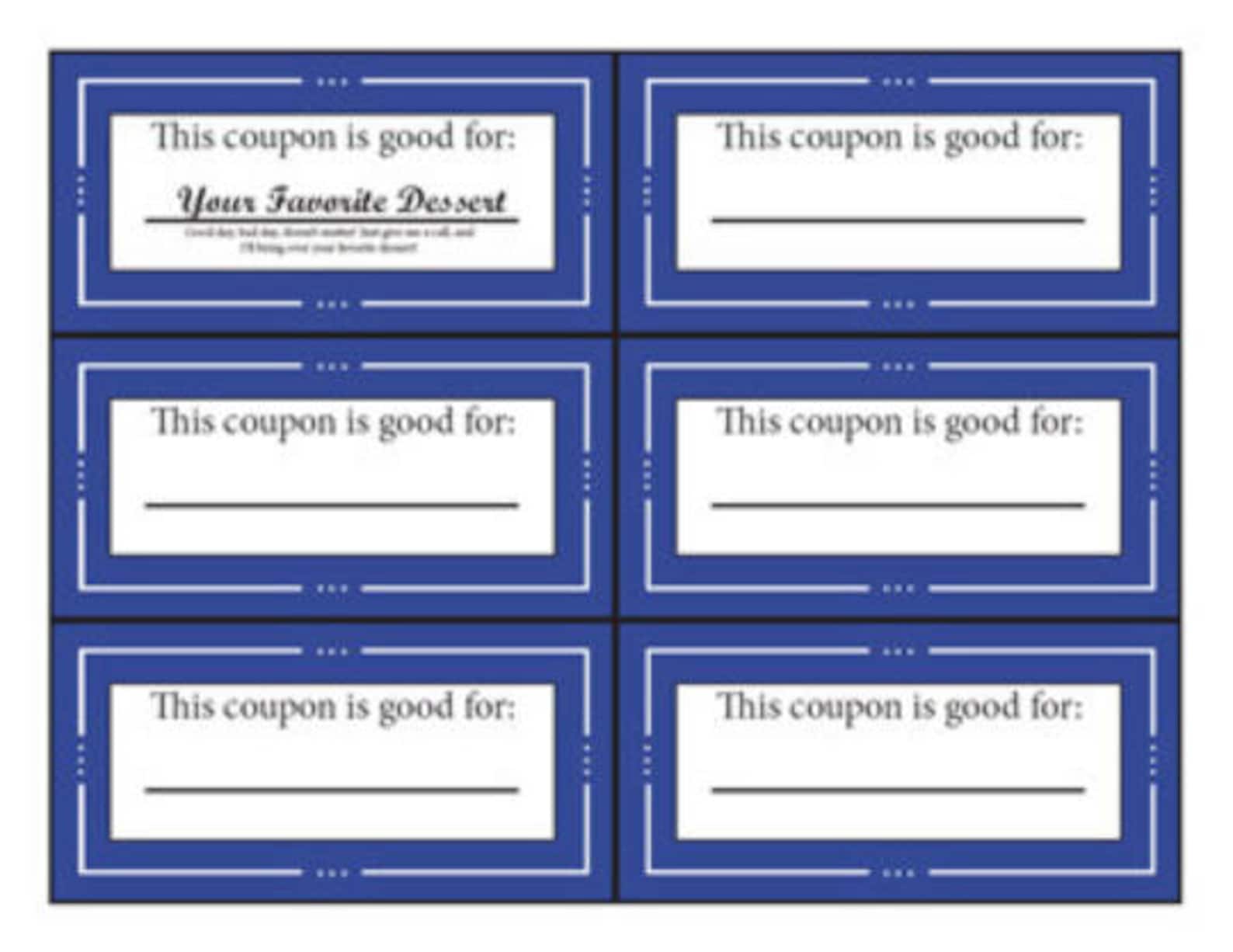 BFF | Bestie Coupon Book | Printable | Digital | Stocking Stuffer ...