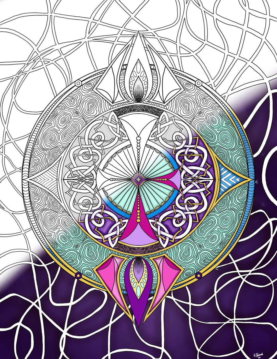 Color Me Calm Mandala Coloring Book - Etsy