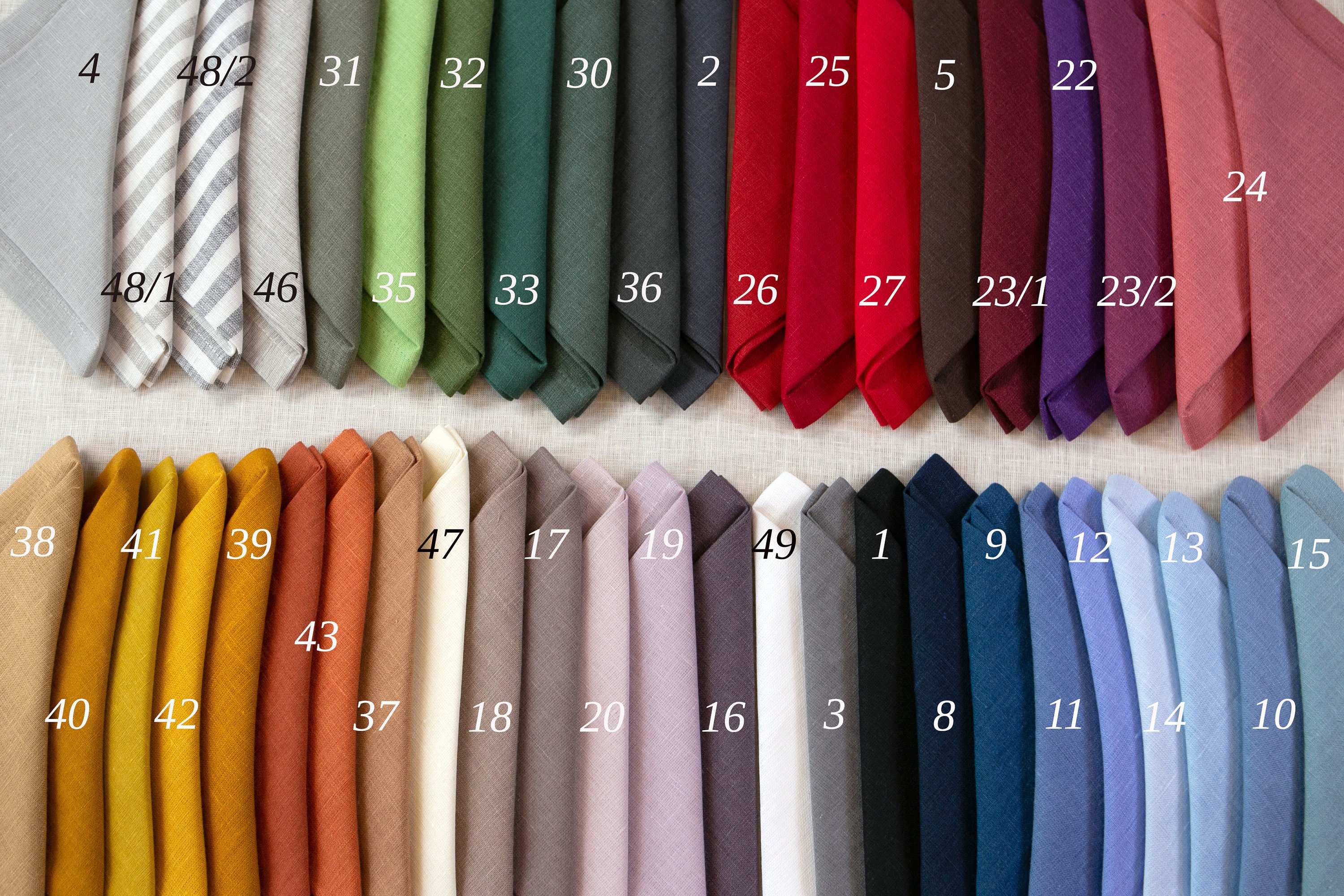 Linen Napkins Bulk. Cloth Dinner Napkins. Reusable Napkins. - Etsy Canada