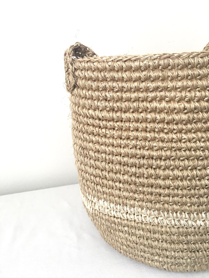 Handwoven Fique Fiber Bucket Bag: Natural Straw Raffia Shoulder Bag - Etsy