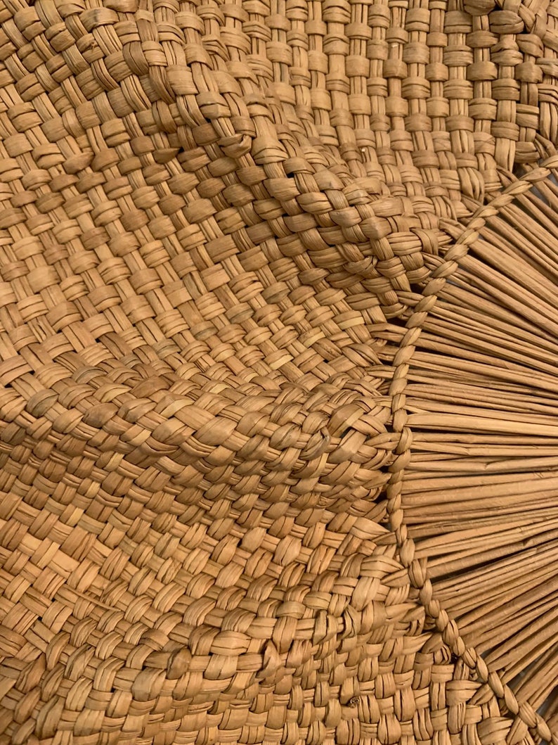 Handwoven Iraca Palm Fan: Boho Wedding Decor - Etsy