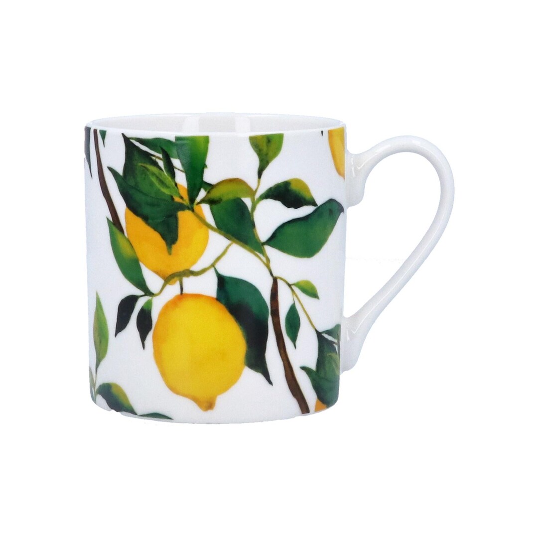 Lemon Tree Bone China Mug - Etsy UK