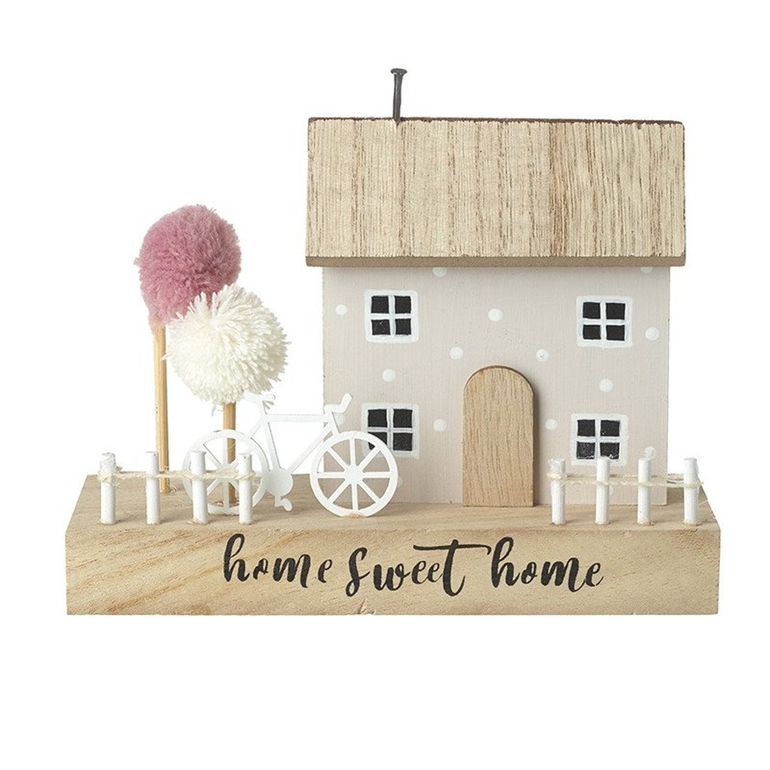 Home Sweet Home Wooden Standing House Decoration - Etsy