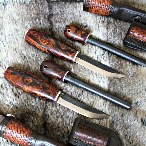 Custom Bushcraft Knife Puukko Hunting Knife Survival | Etsy