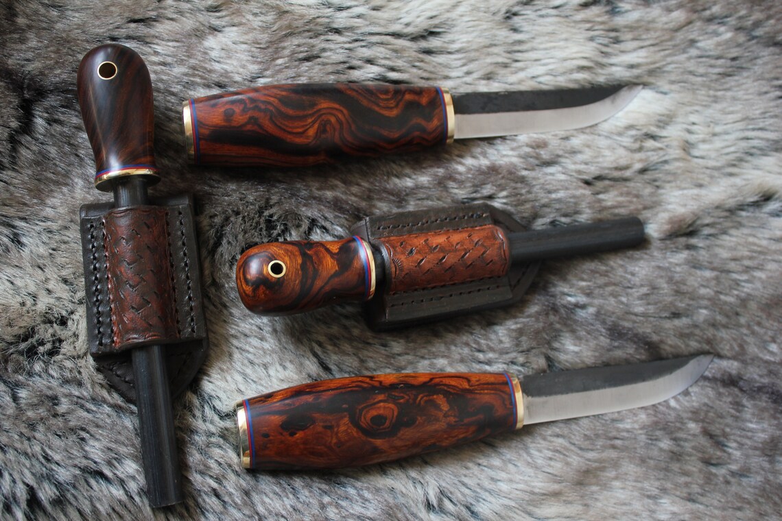 Custom Bushcraft Knife Hunting Puukko Survival knife | Etsy