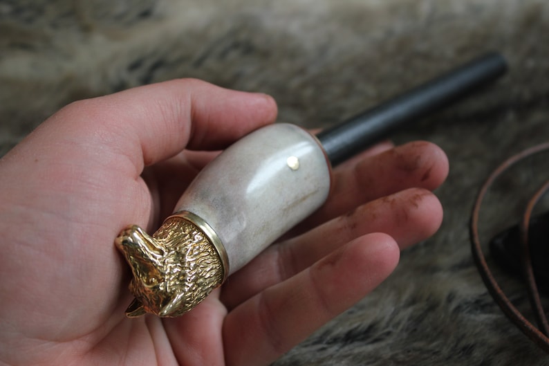 Custom Wolf Ferro Rod Firesteel - HF Survival School - Bushcraft Shop ...