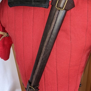 Geralts Sword Shoulder Harness - Witcher 3 , Knight Sword Holder ...