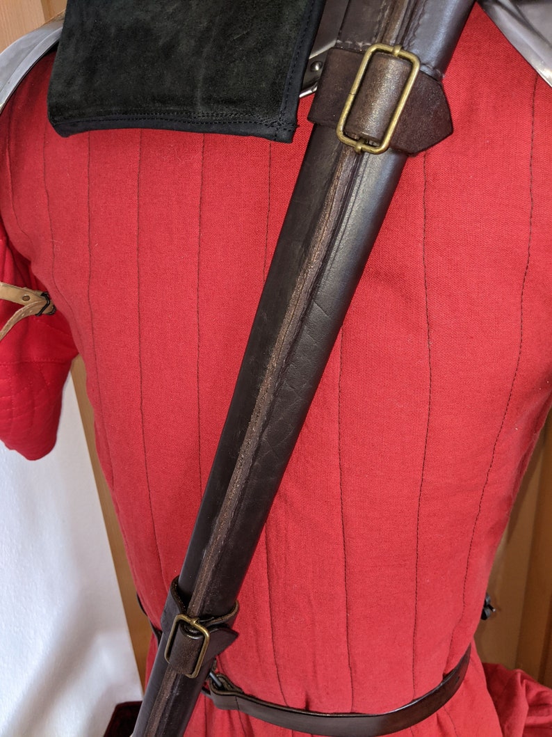 Geralts Sword Shoulder Harness - Witcher 3 , Knight Sword Holder ...