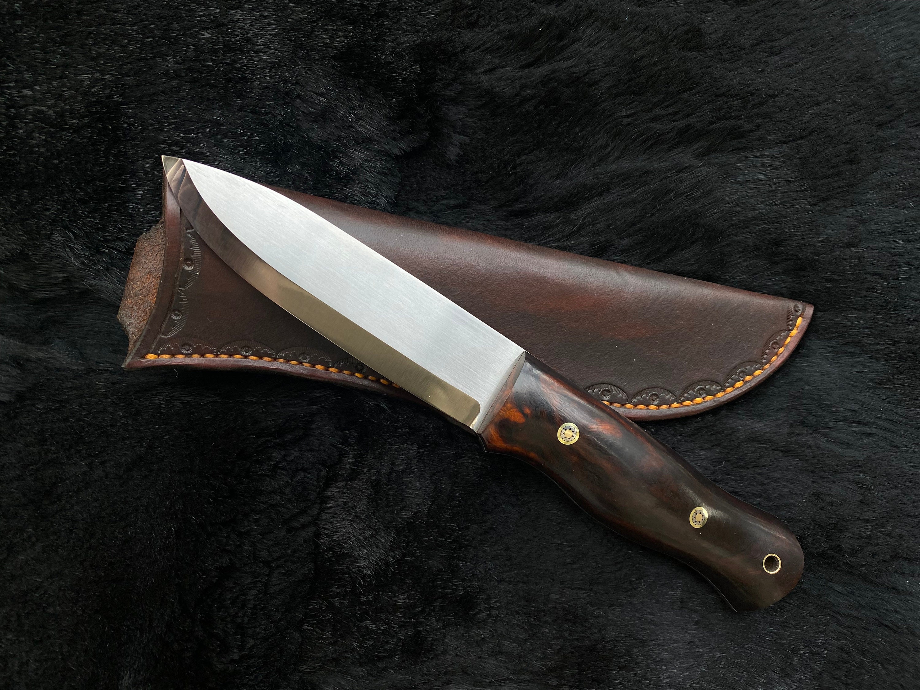 Custom Bushcraft Knife - Nicklore Handmade Knife - Survival Hunting ...