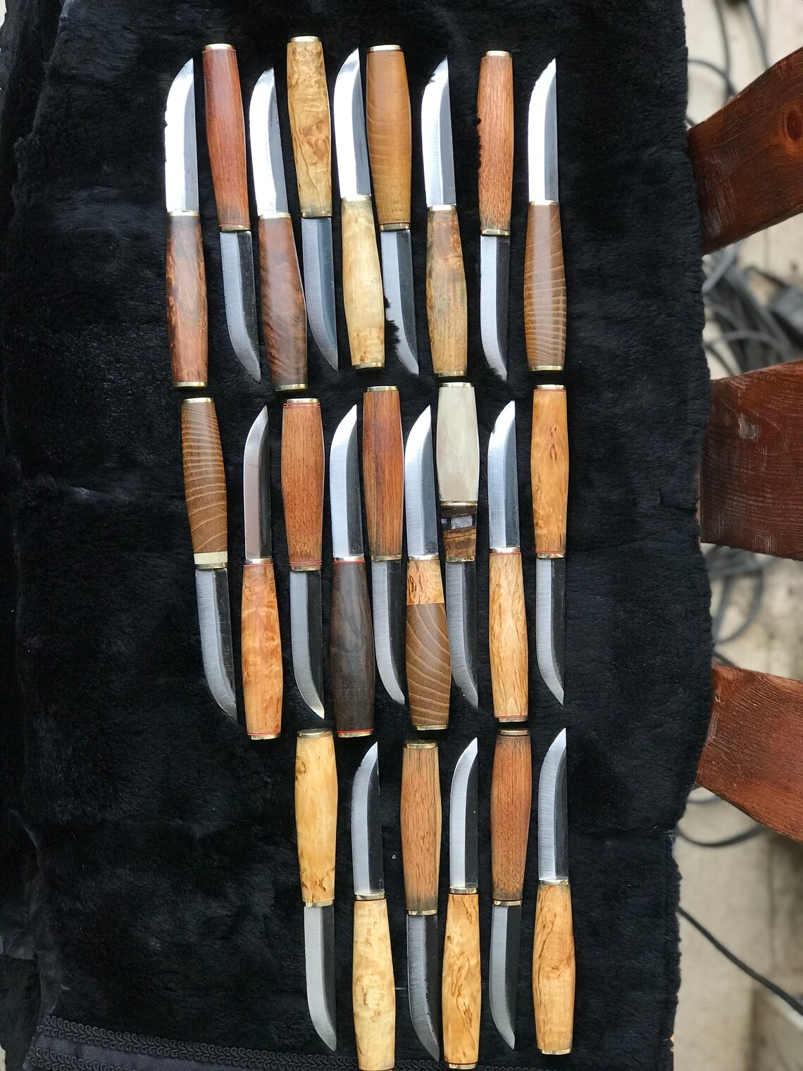 Custom Puukko With Mulberry Handle - Handmade Scandi Bushcraft Knife - Etsy