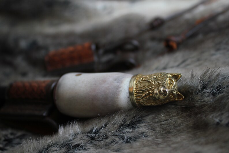 Custom Wolf Ferro Rod Firesteel - HF Survival School - Bushcraft Shop ...