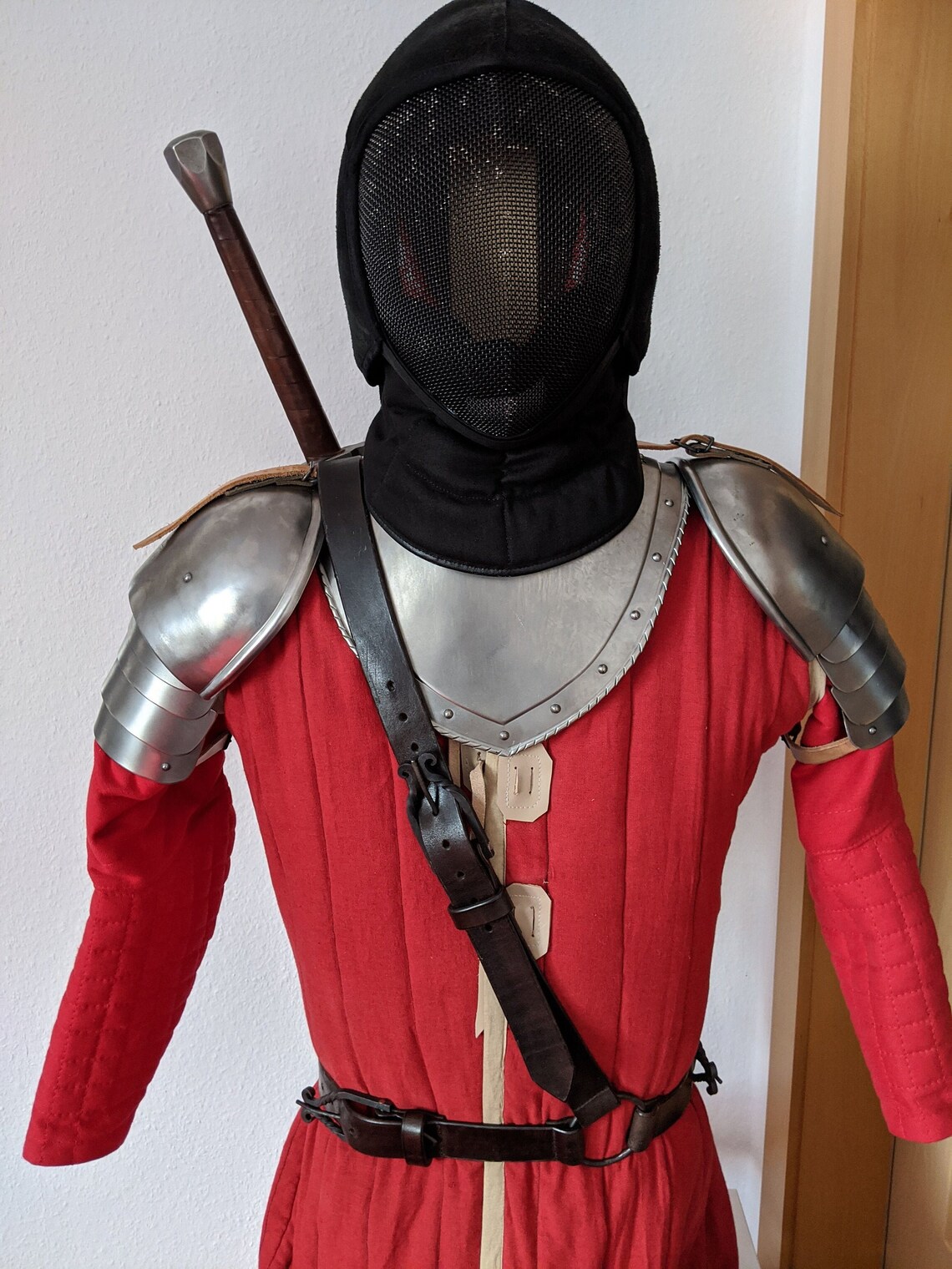 Geralts Sword Shoulder Harness - Witcher 3 , Knight Sword Holder ...