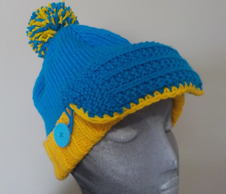 Kids hat with mask, kids toque with mask, face mask attached to hat ...