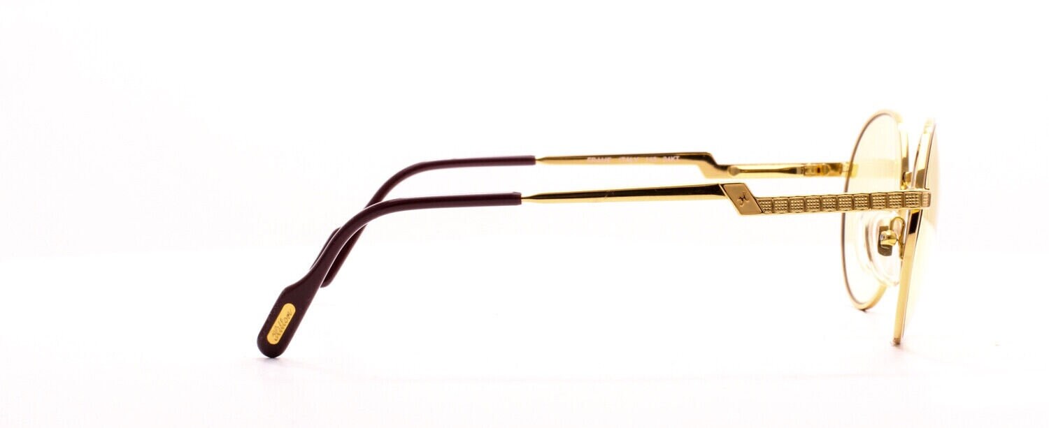 Vintage Hilton Exclusive 025 C1 Round Gold Optical Frame Eyewear 48mm ...