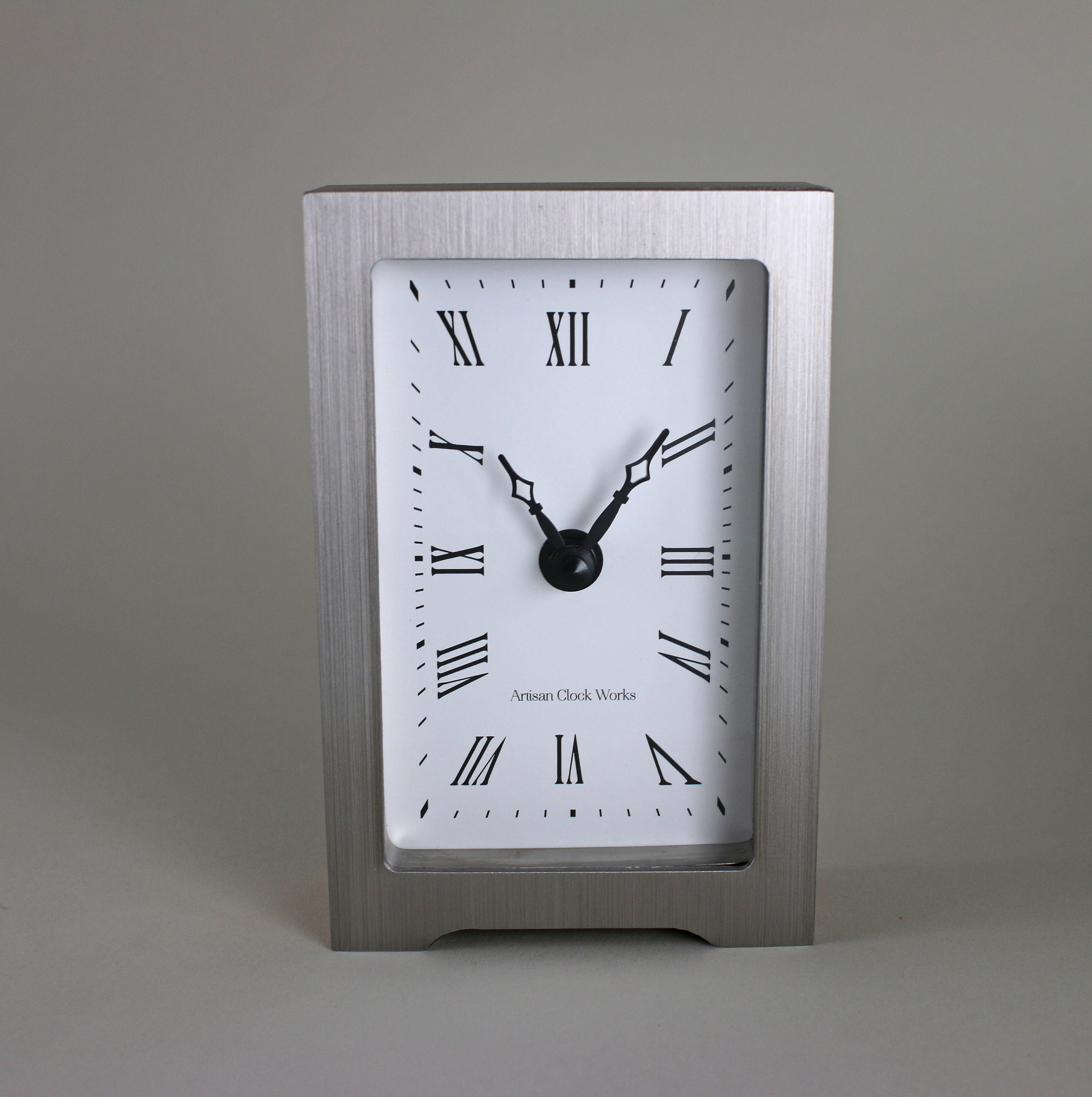 Desk Clock, Mantel Clock. Custom Hand Made Clocks in Stainless Steel ...