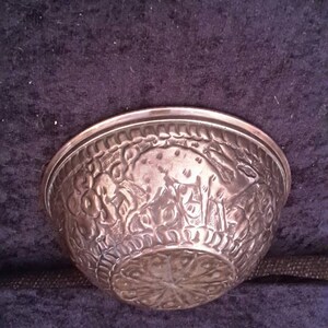 Vintage Islamic Brass Repousse Alms,offerings,finger Bowl - Etsy
