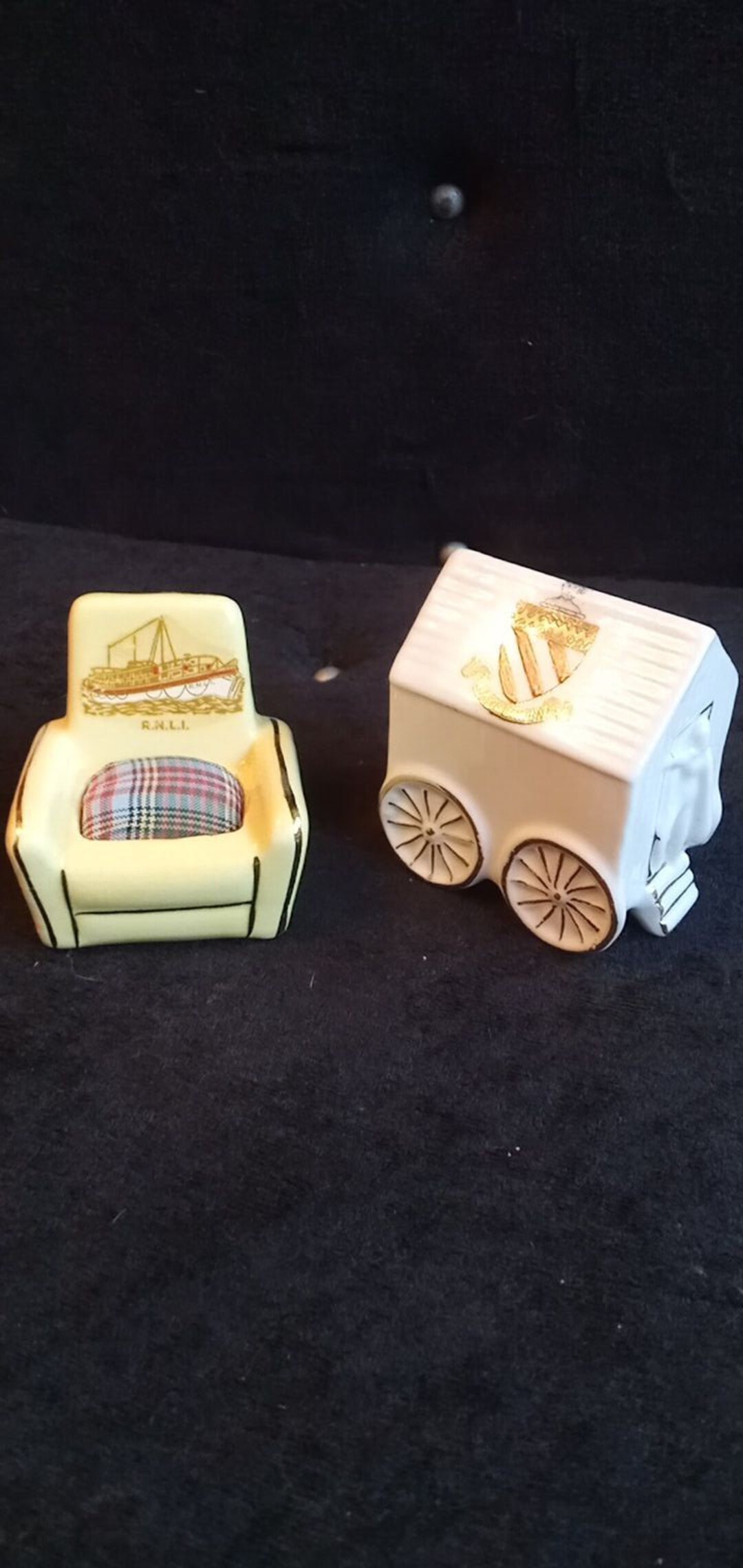 Vintage Crested Ware Model of a Bathing Machine With Vintage - Etsy
