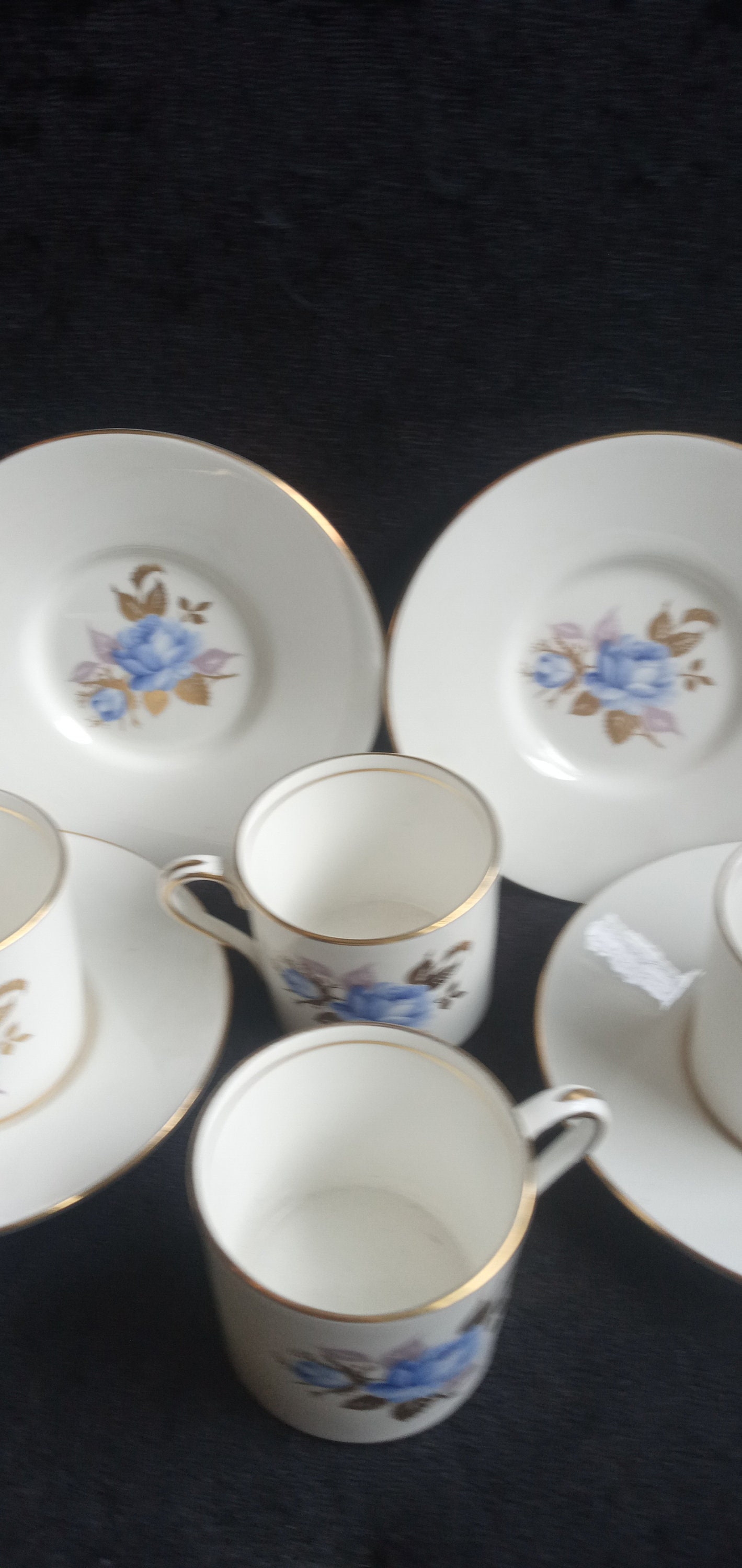 Beautiful Set of Four 1930s Aynsley Pottery Bone China - Etsy