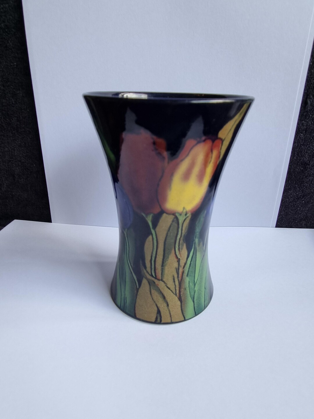 Antique Royal Stanley Jacobean Tulip Trumpet Vase - Etsy