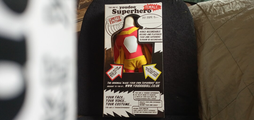Vintage New in Box YOUDOO Superhero Doll Limited Edition.as Seen on ...