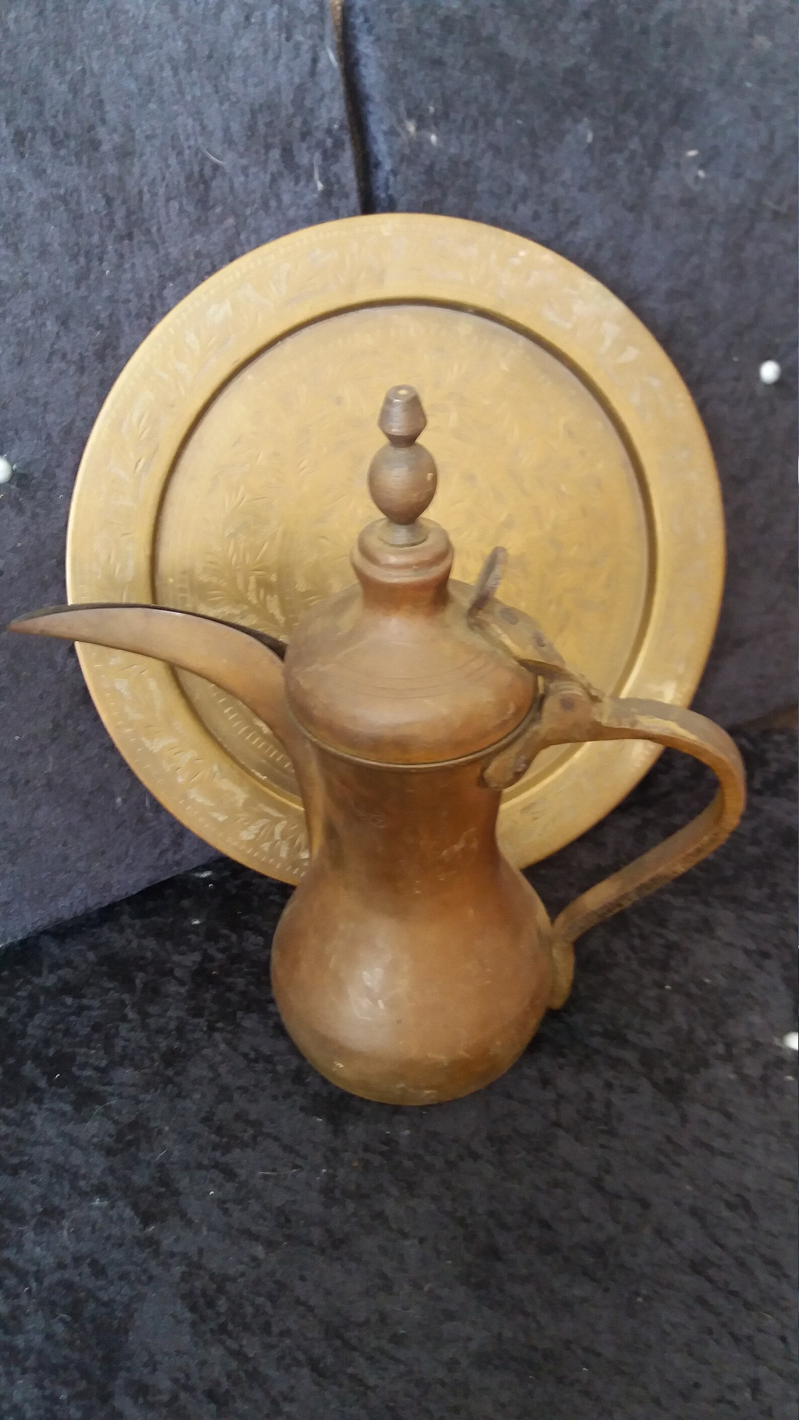 Extra Large Antique Middle Eastern DALLAH Coffee Pot.with Lovely ...