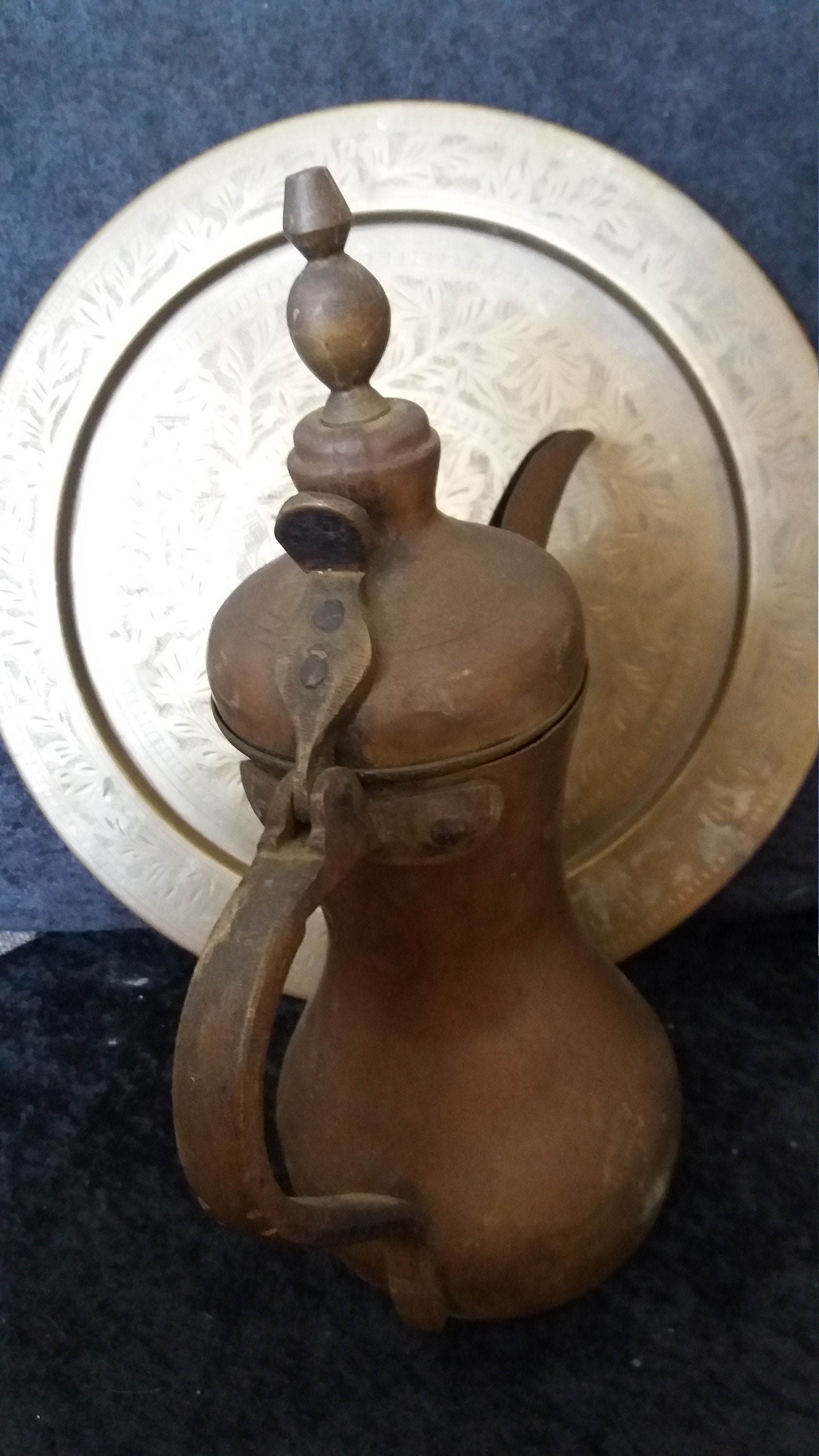 Extra Large Antique Middle Eastern DALLAH Coffee Pot.with Lovely ...