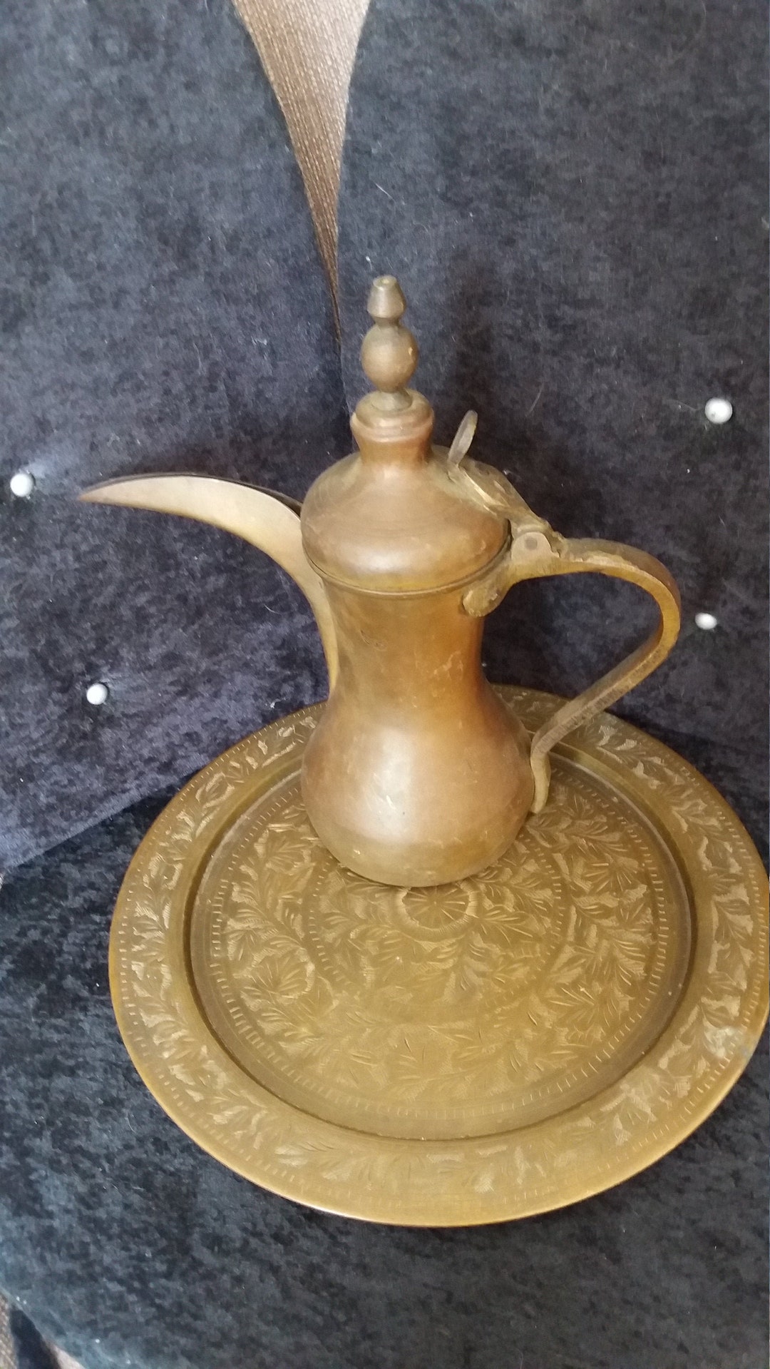 Extra Large Antique Middle Eastern DALLAH Coffee Pot.with Lovely ...