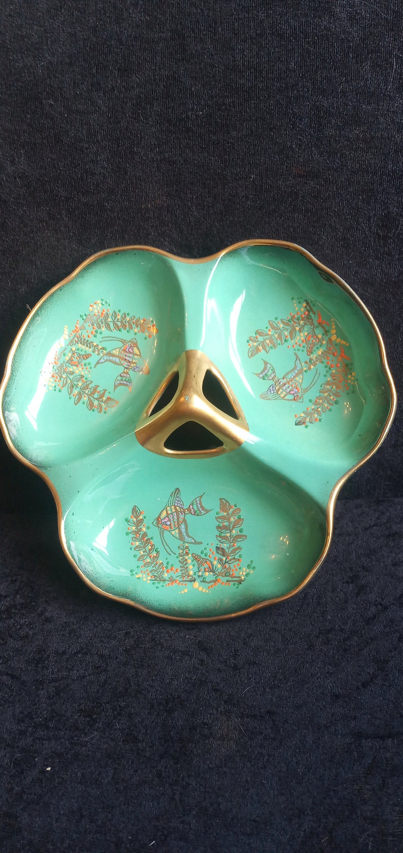 Delicate 1950s Empire Superbe England Triple Serving Dish With - Etsy
