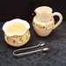 Lovely Vintage Art Deco Honiton Pottery Sugar Bowl and Creamer Milk Jug ...